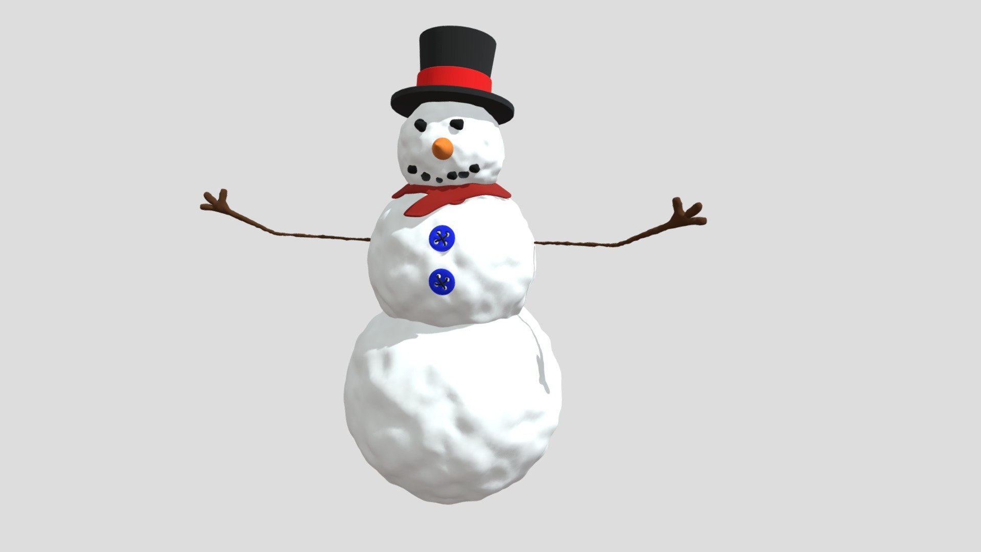 Snow Man - Download Free 3D model by Ahmed.Salama3 [2a5abcd] - Sketchfab