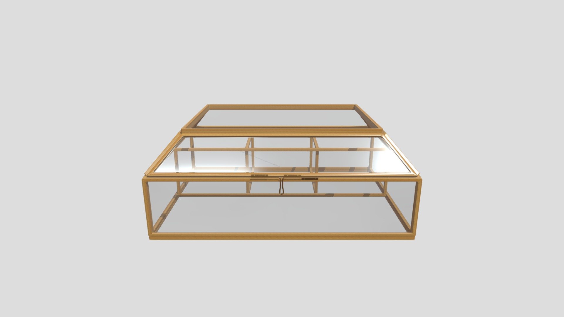 Glass jeweler box - 3D model by IACG [2a5bb53] - Sketchfab