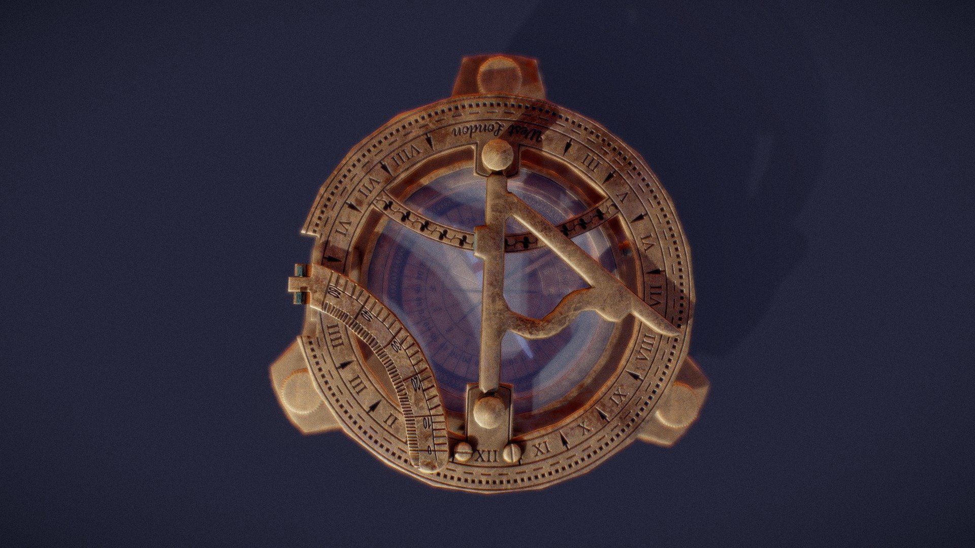 Nautical Sundial Compass || Game Ready Asset - 3D model by bovee.senne ...