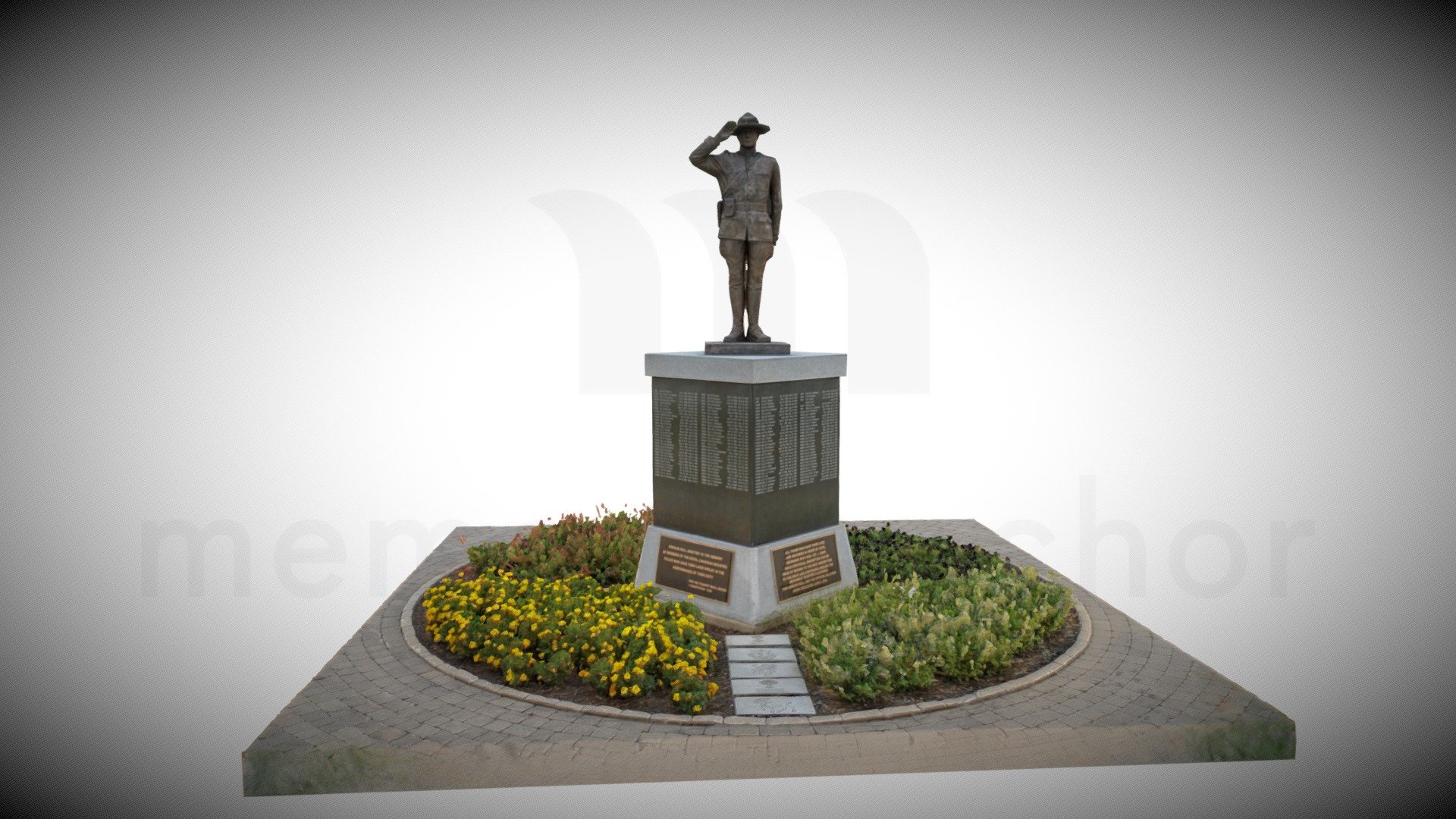 RCMP National Monument — Beechwood Cemetery - 3D model by Memory Anchor ...