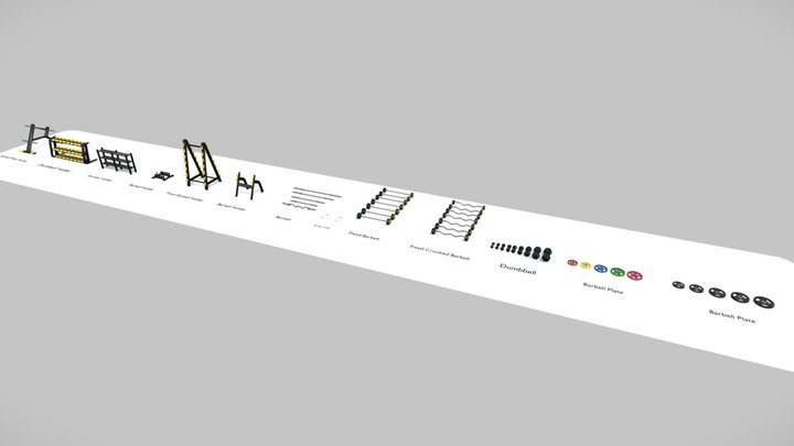 Barbell 3D models - Sketchfab