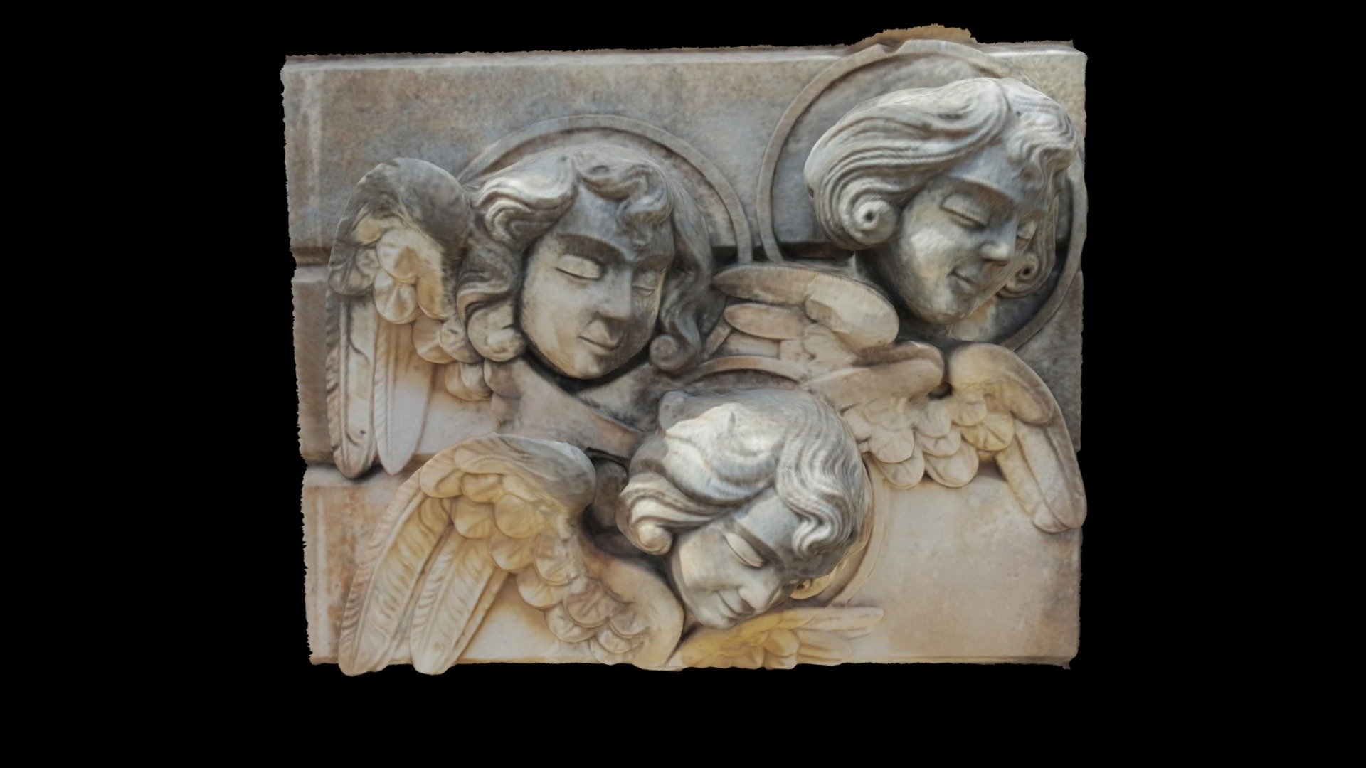 Funeral metope with cherubs - 3D model by Paolo Trapani 3D ...