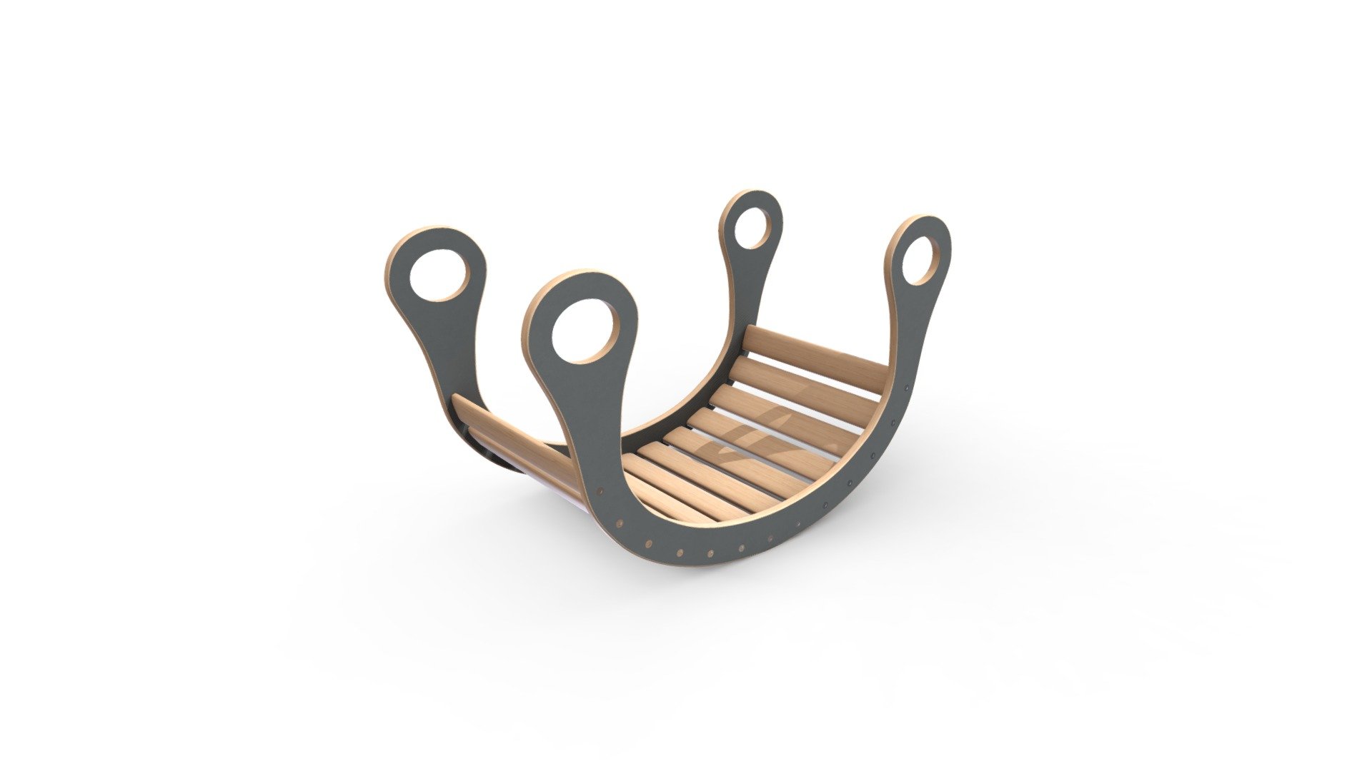 Goodwood - drewniany bujak Montessori grey - 3D model by AR-RANGE ...