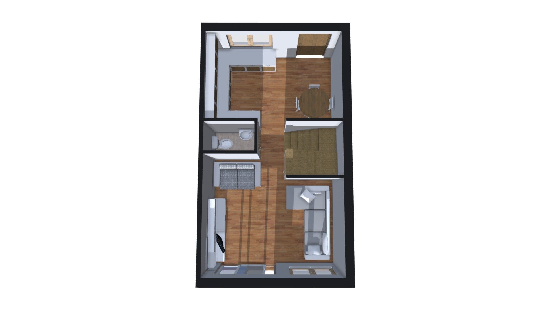 habitable rooms and ventilation diagram - 3D model by Capita Place ...