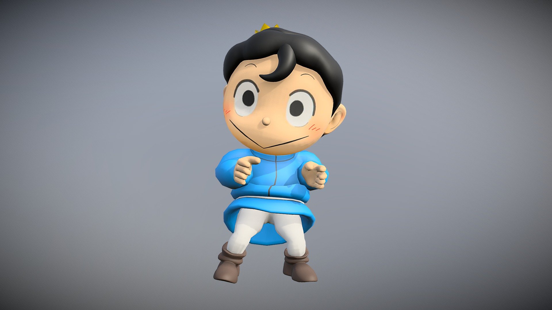 Bojji dance2 - 3D model by 超人兔 (@dirt2009) [2a66465] - Sketchfab