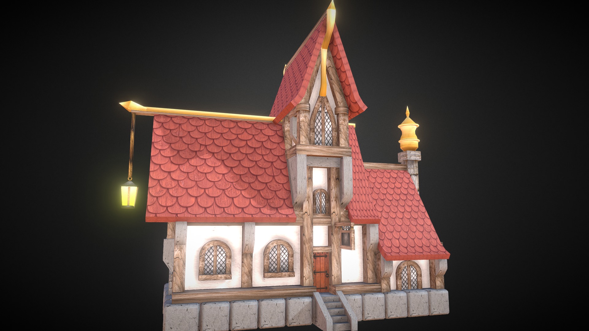 [2016] Fantasy Inn - 3D model by Asparas [2a673e8] - Sketchfab