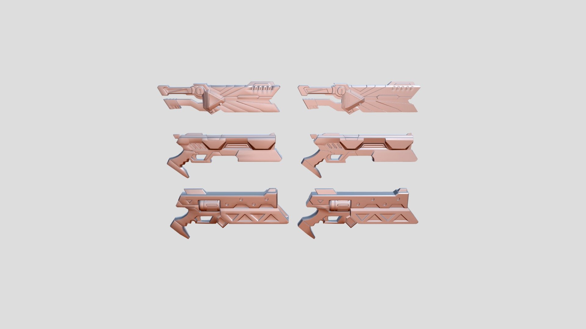 Lucian + Senna Project Gun - Download Free 3D model by lih_ngyen ...