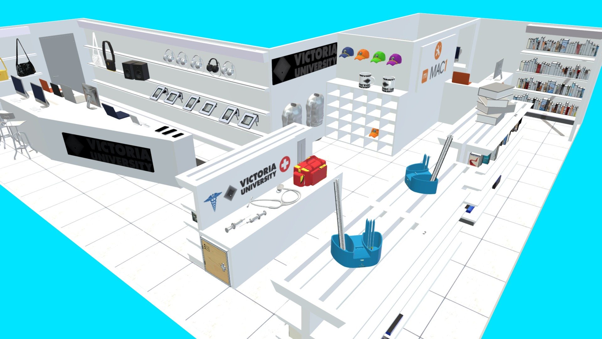 Vic Uni Model - 3D model by siuliano [2a696cd] - Sketchfab