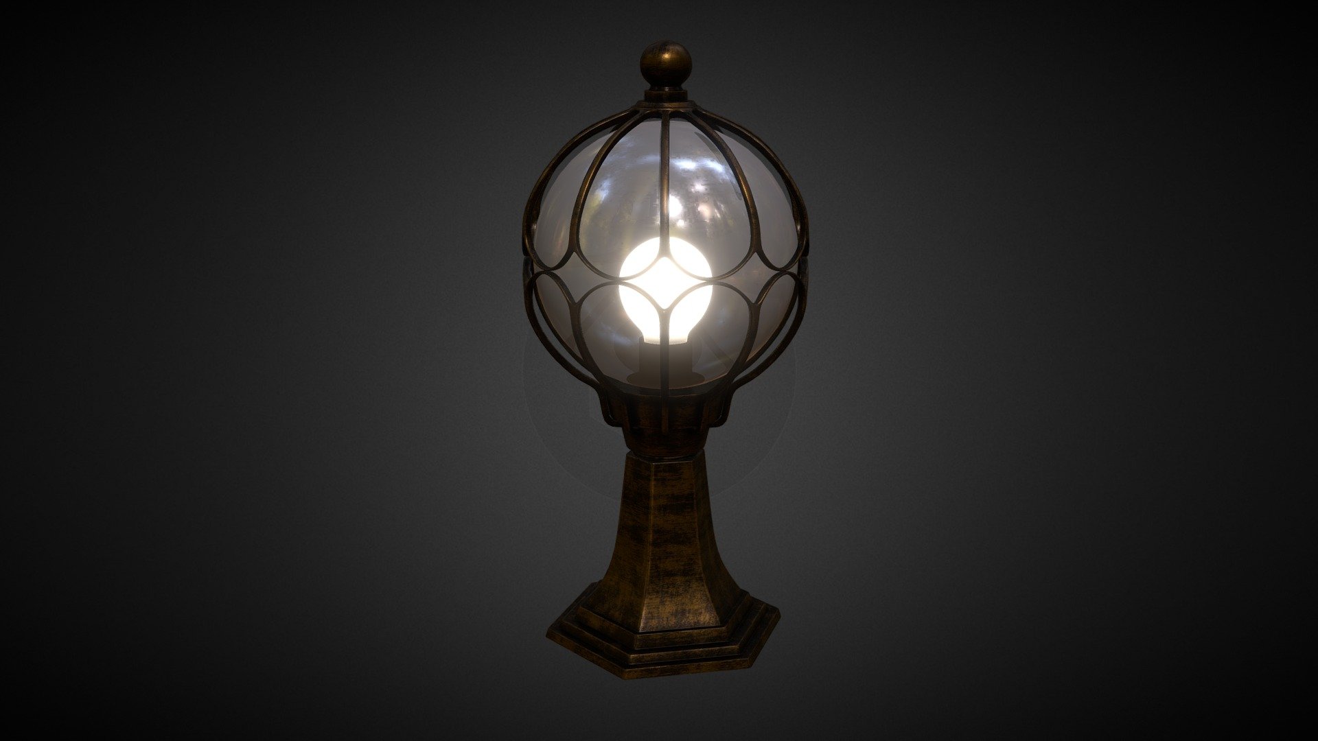 street_lamp_burn_exp - 3D model by a_sheffand [2a698d8] - Sketchfab