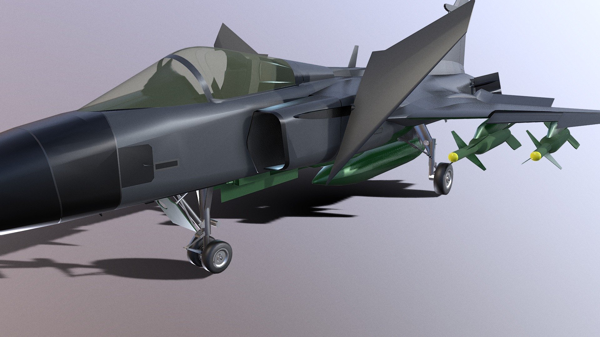 Saab JAS 39 Gripen ( HUNAF) - Download Free 3D model by ...