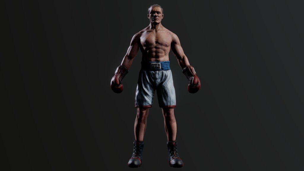 Old Boxer - 3D model by Francisco Rojas (@pakojfrg) [2a6a3be] - Sketchfab