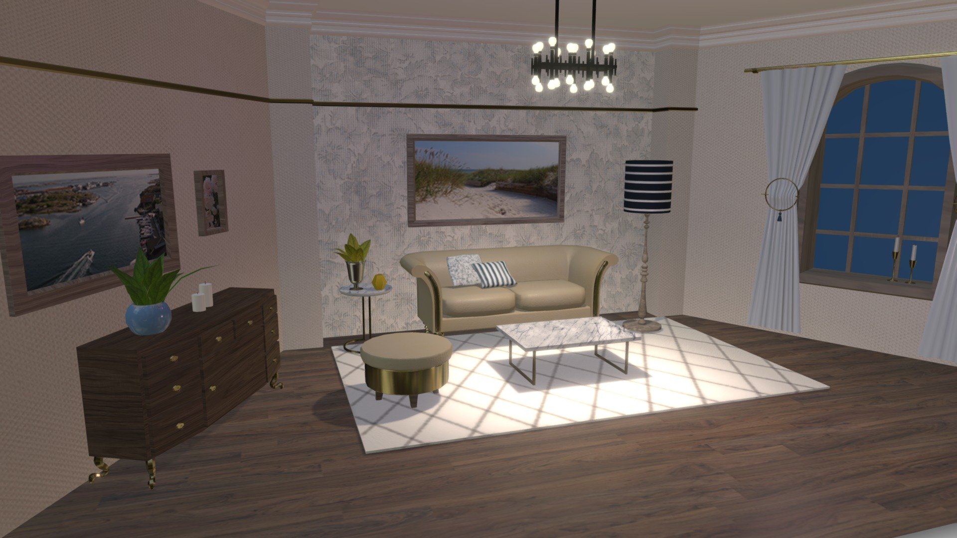 Living room - 3D model by Em (@iron-kid) [2a6ab05] - Sketchfab