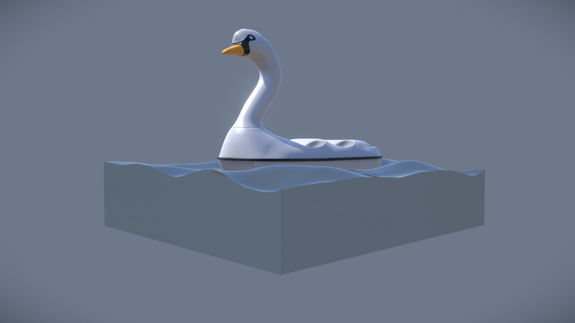 the swan - 3D model by sieminskaola [2a6b1c3] - Sketchfab