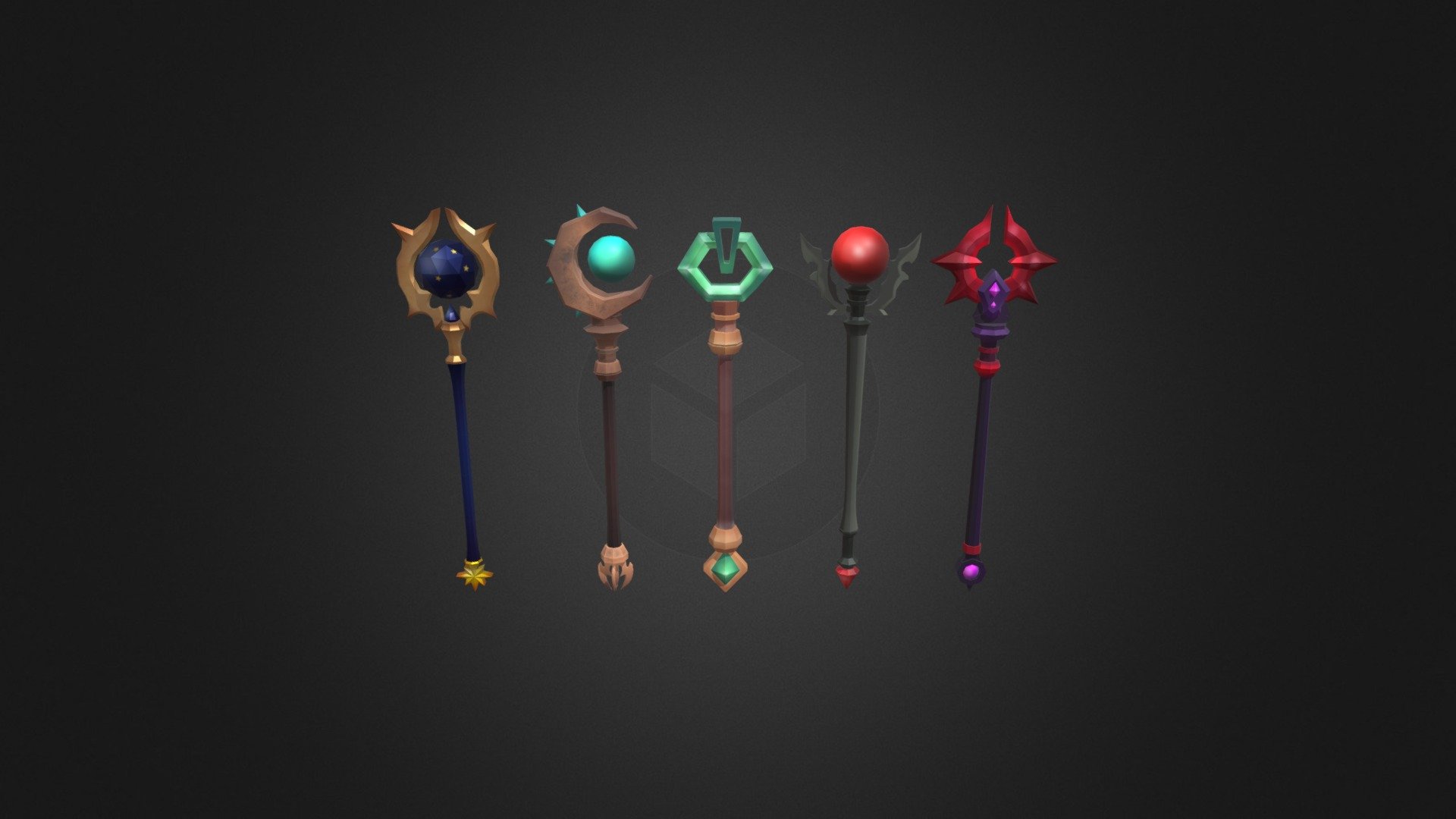 Wands - Download Free 3D model by sedayuzlu [2a6b970] - Sketchfab
