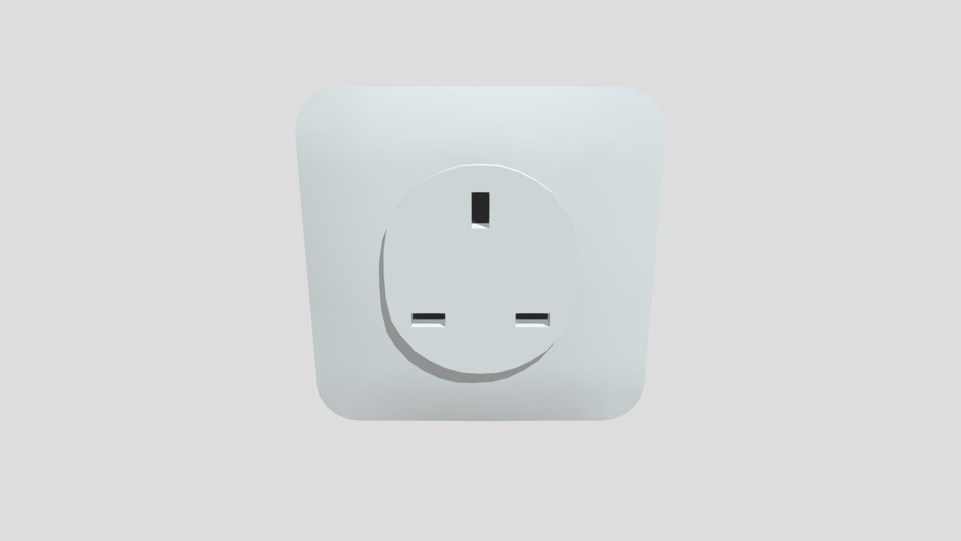 Rounded type g plug - Download Free 3D model by 1-3D.com [2a6c72f ...