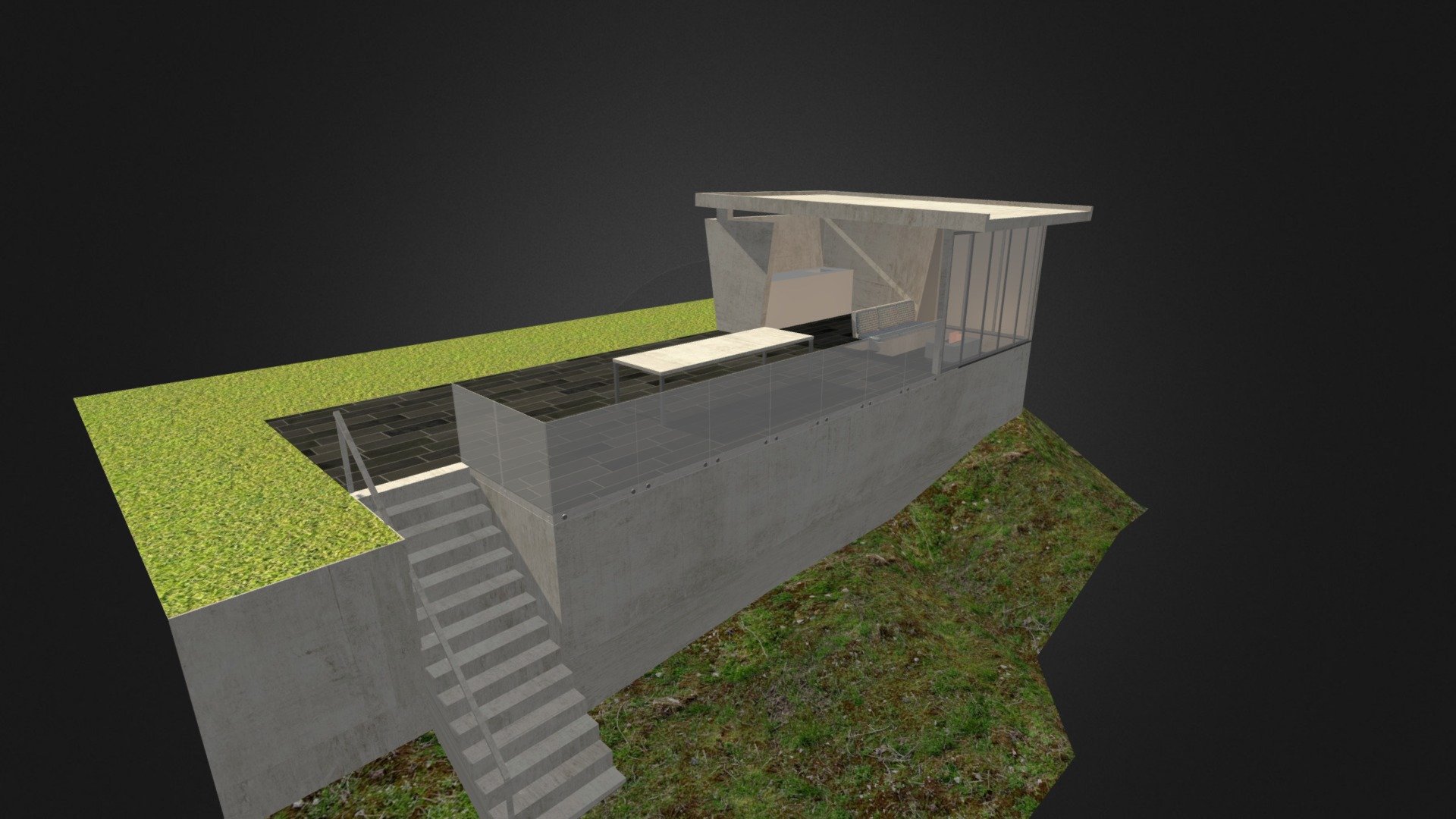 Terrace - 3D model by D02 [2a6e0f0] - Sketchfab