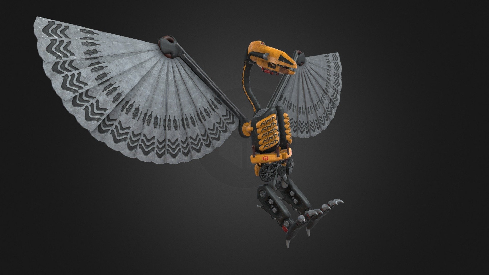 Robo Bird - 3D model by Greg Kieroj (@GregKDev) [2a6ef8b] - Sketchfab