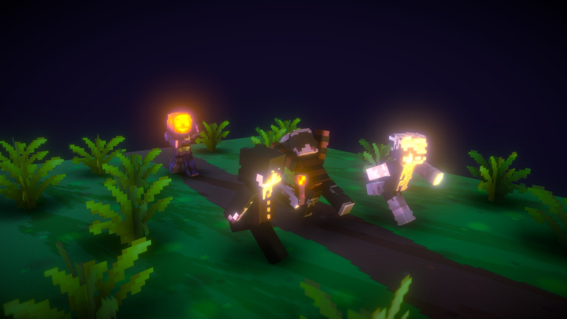 Halloween night! - 3D model by Neonity (@_neonity) [2a6f667] - Sketchfab