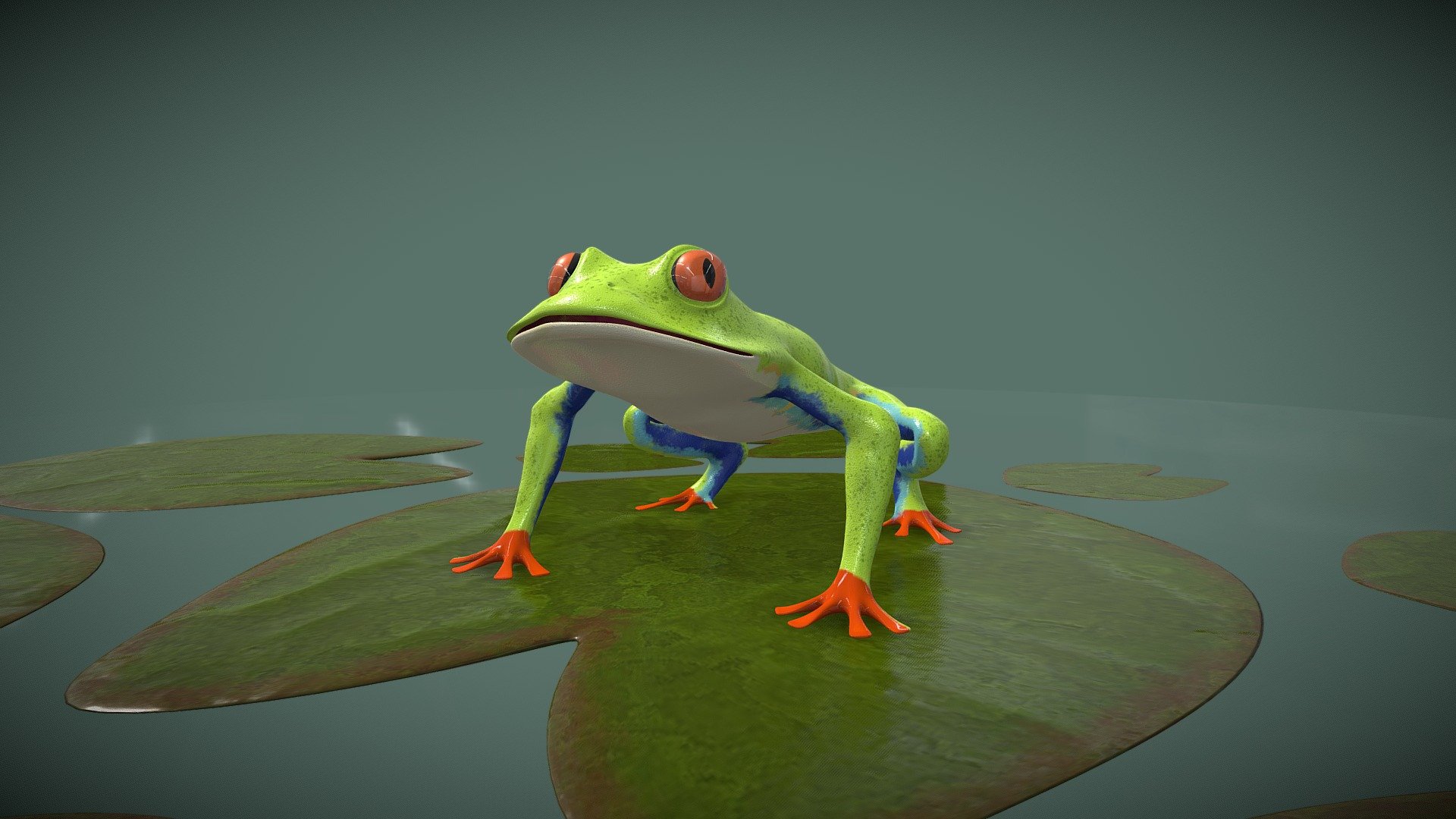 Frog - 3D model by Sebastian Orozco (@SebastianOrozco) [2a6fd27 ...