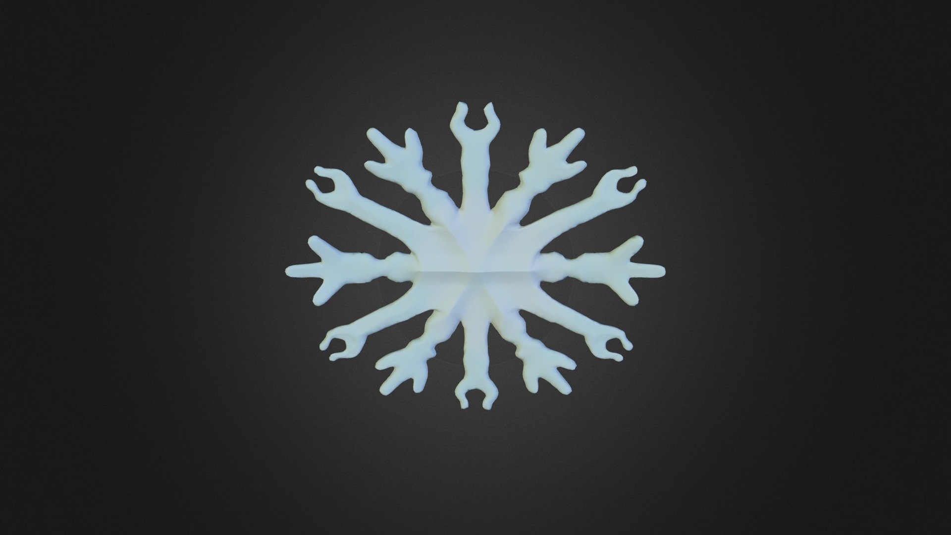 snowflake - 3D model by leopoly [2a72cb4] - Sketchfab