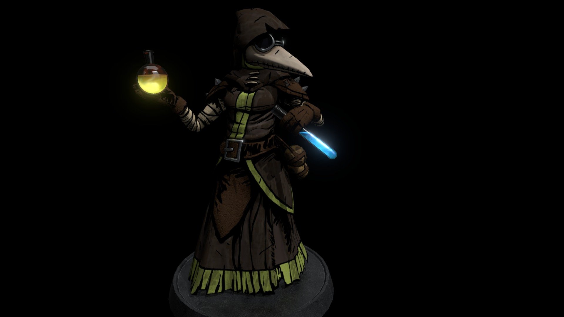 Plague Doctor - 3D model by ArtOfAmar [2a73cdf] - Sketchfab