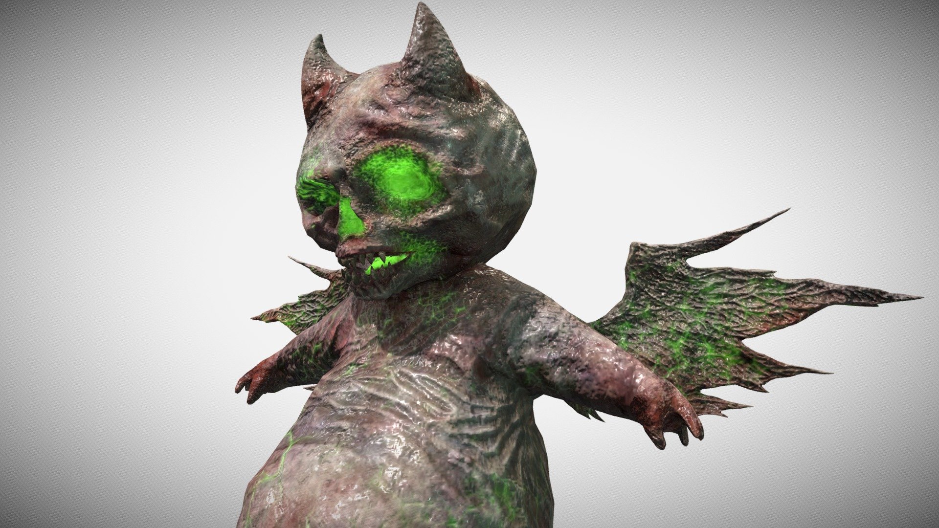 Demon monster - 3D model by emil.lamy (@e.lamy) [2a74869] - Sketchfab