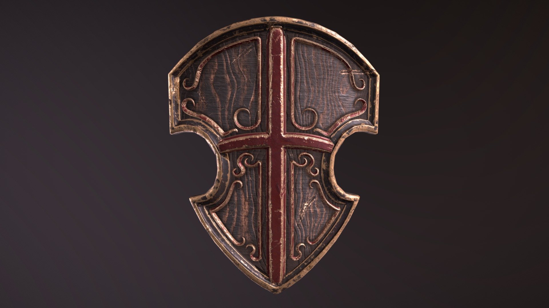 Old Royal Shield ! - 3D model by normal|studio (@Urmanga) [2a75688 ...
