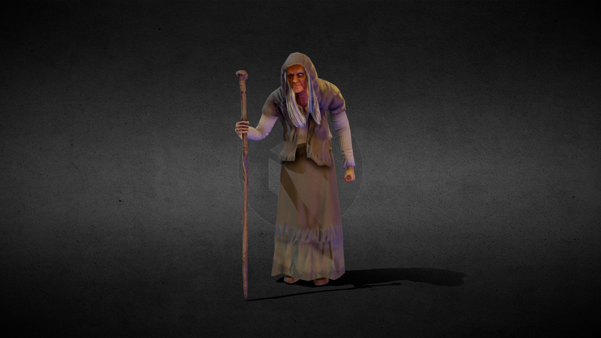 Witch - Download Free 3D model by MAXDESIGN-3D (@MAXDESIGN) [2a76724 ...