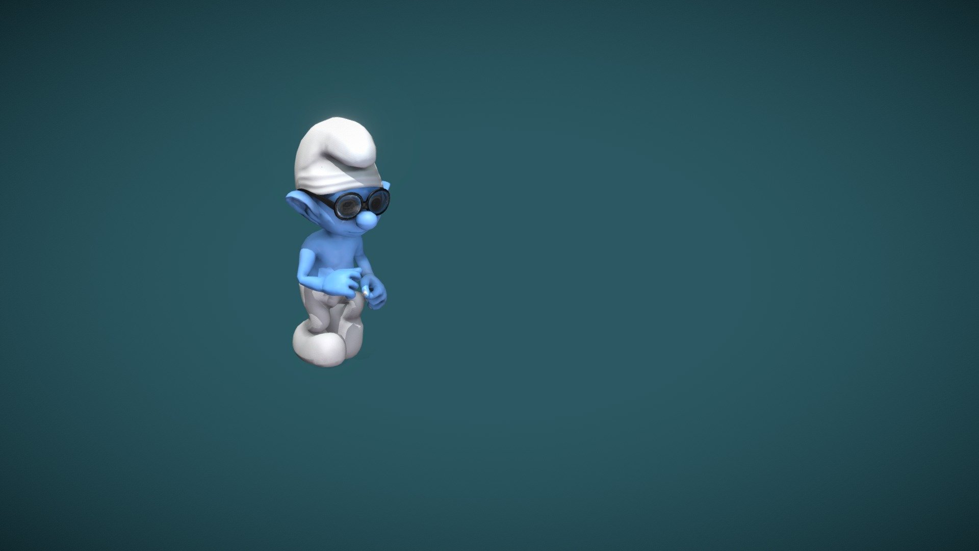 Brainy Smurf Animated || Run Animation - 3D model by Blooming Animation ...