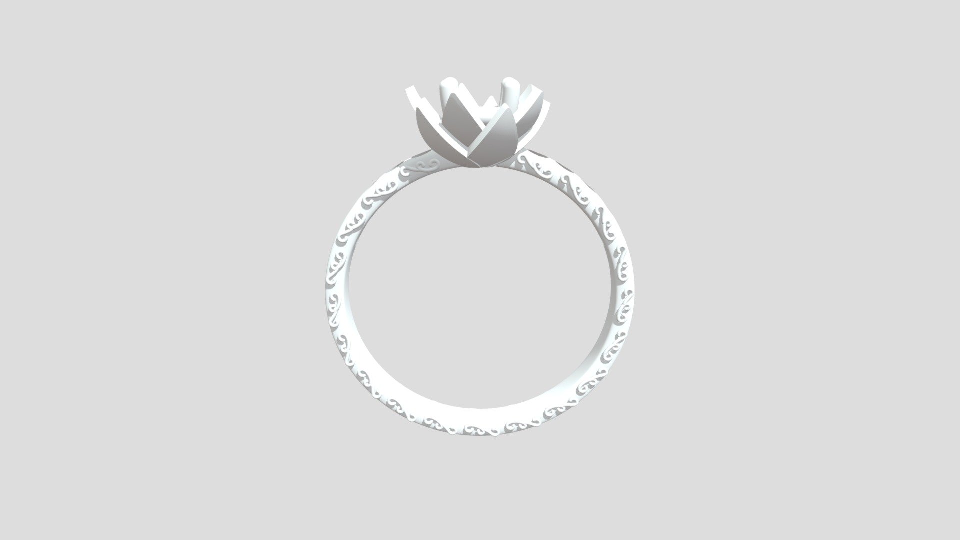 Flower Ring - 3D model by leonardo.rhors [2a7ade7] - Sketchfab