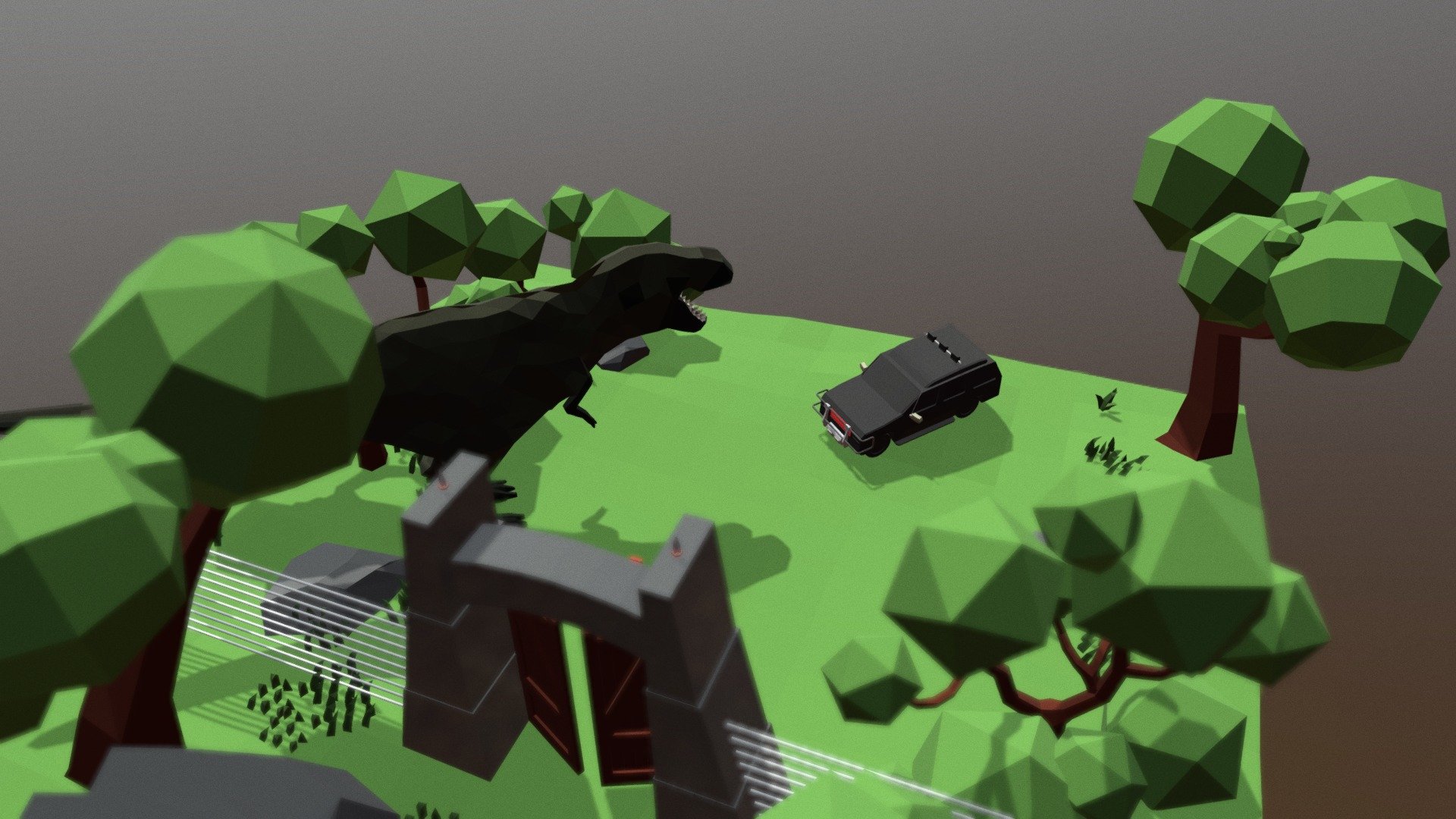Jurassic park Jour - 3D model by bast.lheureux [2a7b1ff] - Sketchfab