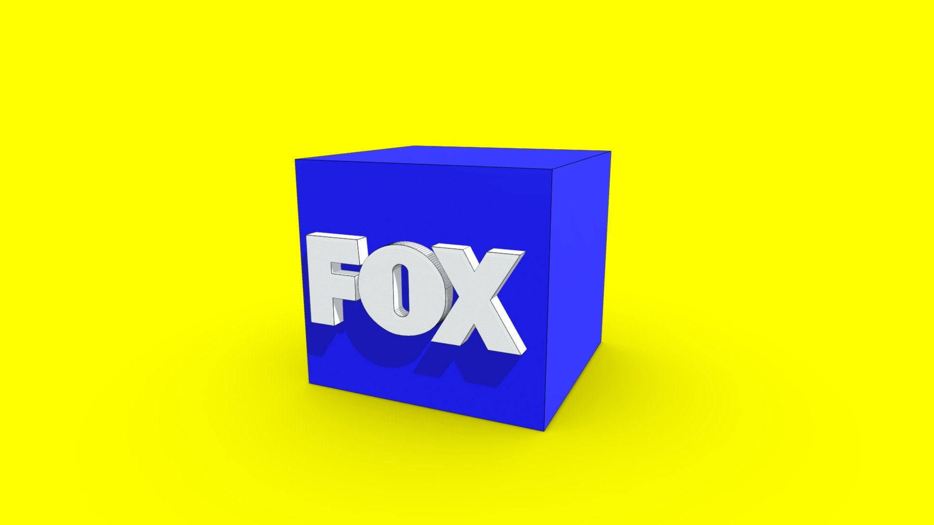 FOX Logo on a Cube From 2004 & 2005 - Download Free 3D model by ...