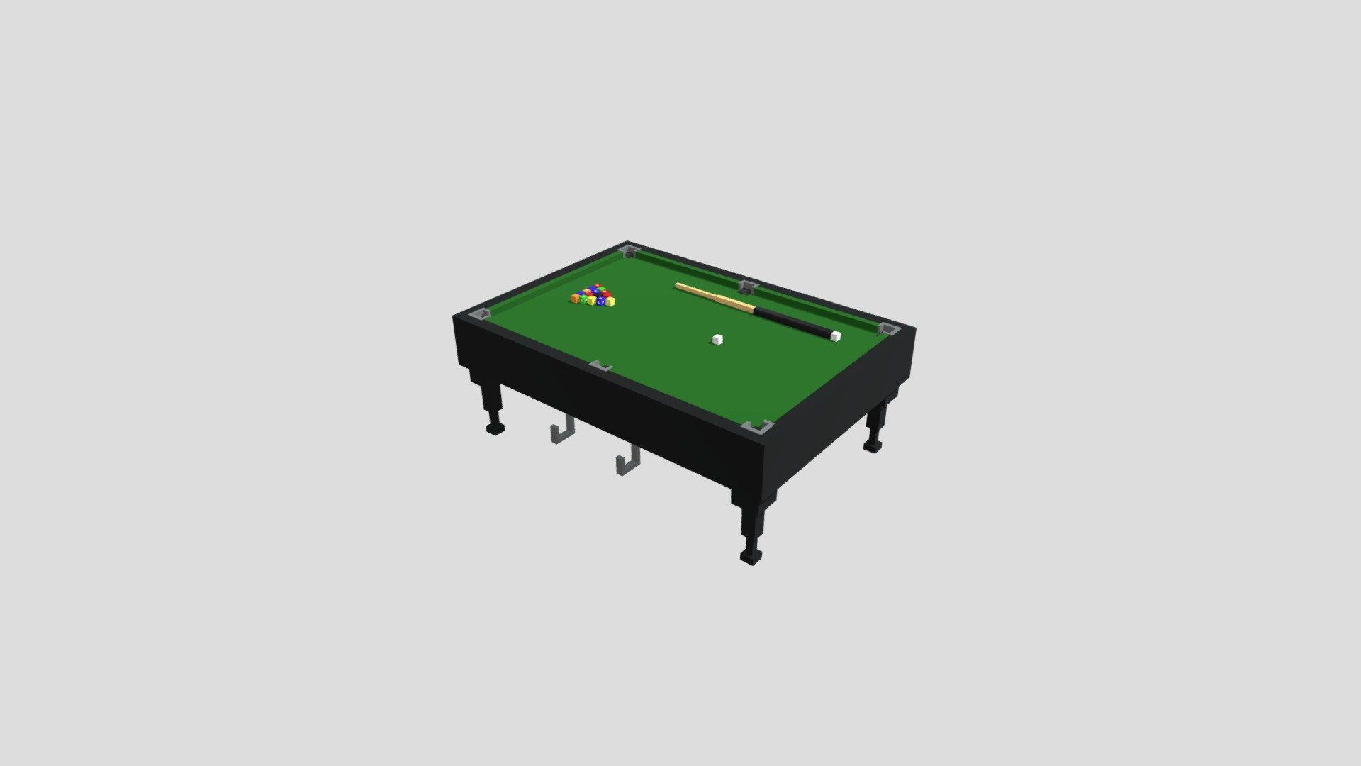 Pool Table - 3D model by troys0 [2a7e019] - Sketchfab