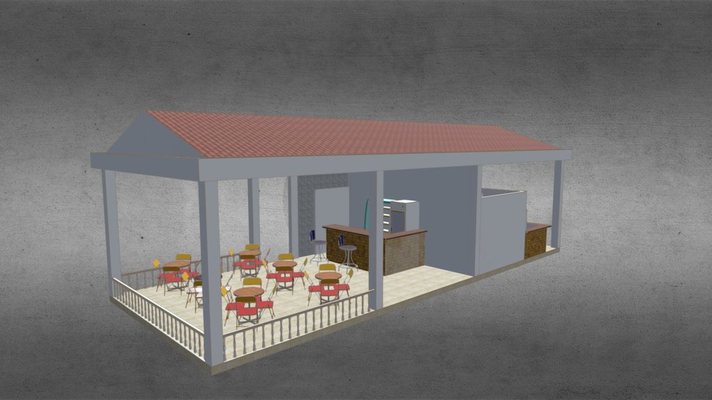 Club house B - 3D model by Arq_Diego_Coca [2a7e4dd] - Sketchfab