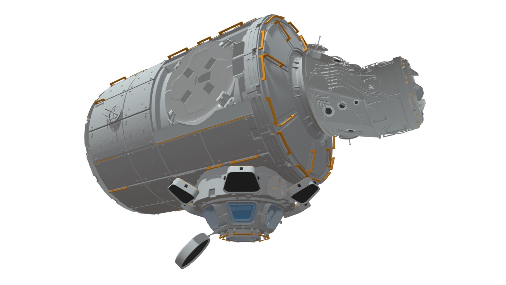 Harmony ISS Module 3D Model - Buy Royalty Free 3D model by 3DHorse [2a80c5a] - Sketchfab Store