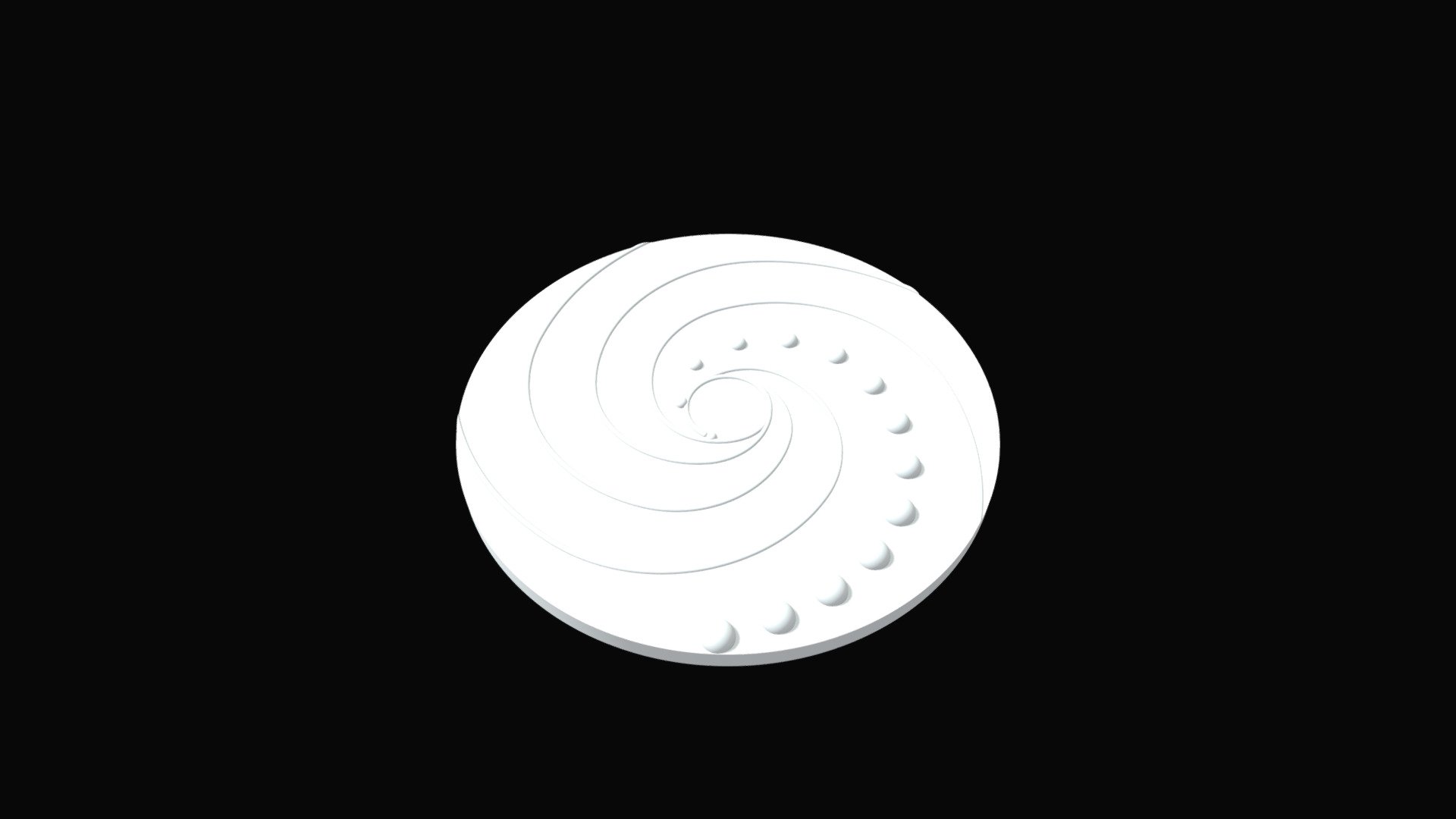 DISC - Fibonacci, single, lines - Download Free 3D model by Museum for ...