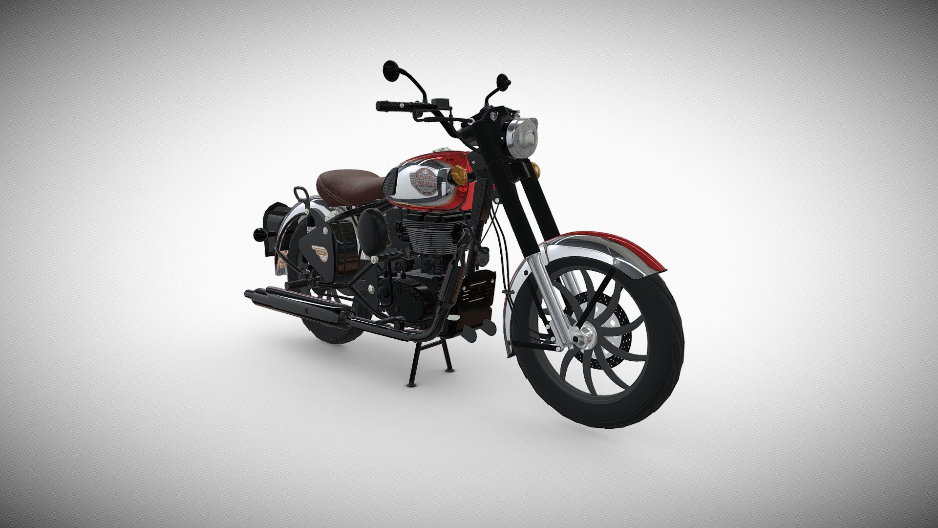 Royal Enfield Classic 350 - Buy Royalty Free 3D model by Vaidanshi ...