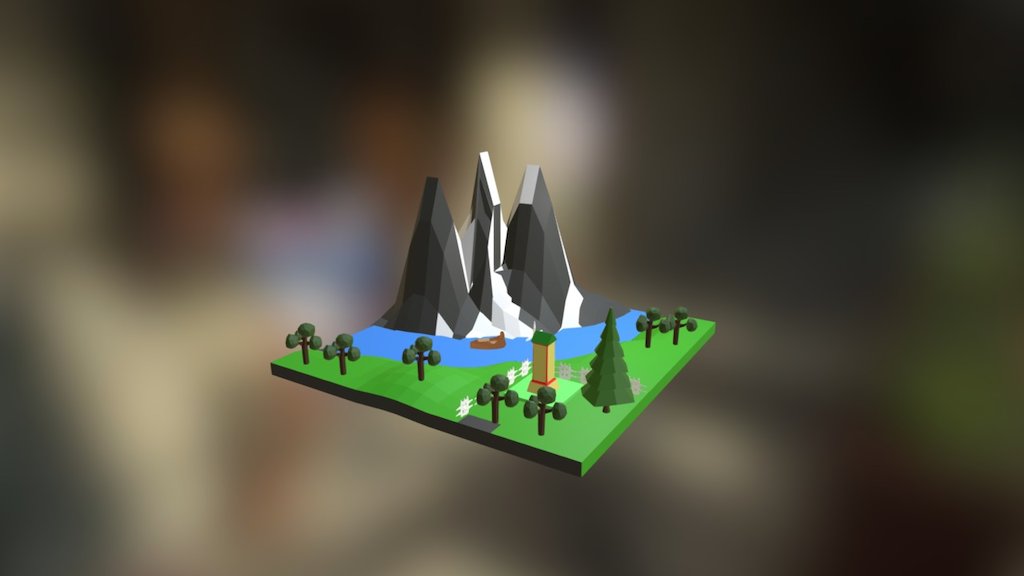 Low Poly Terrain - Download Free 3D model by Richard Sambera (@ormalano ...