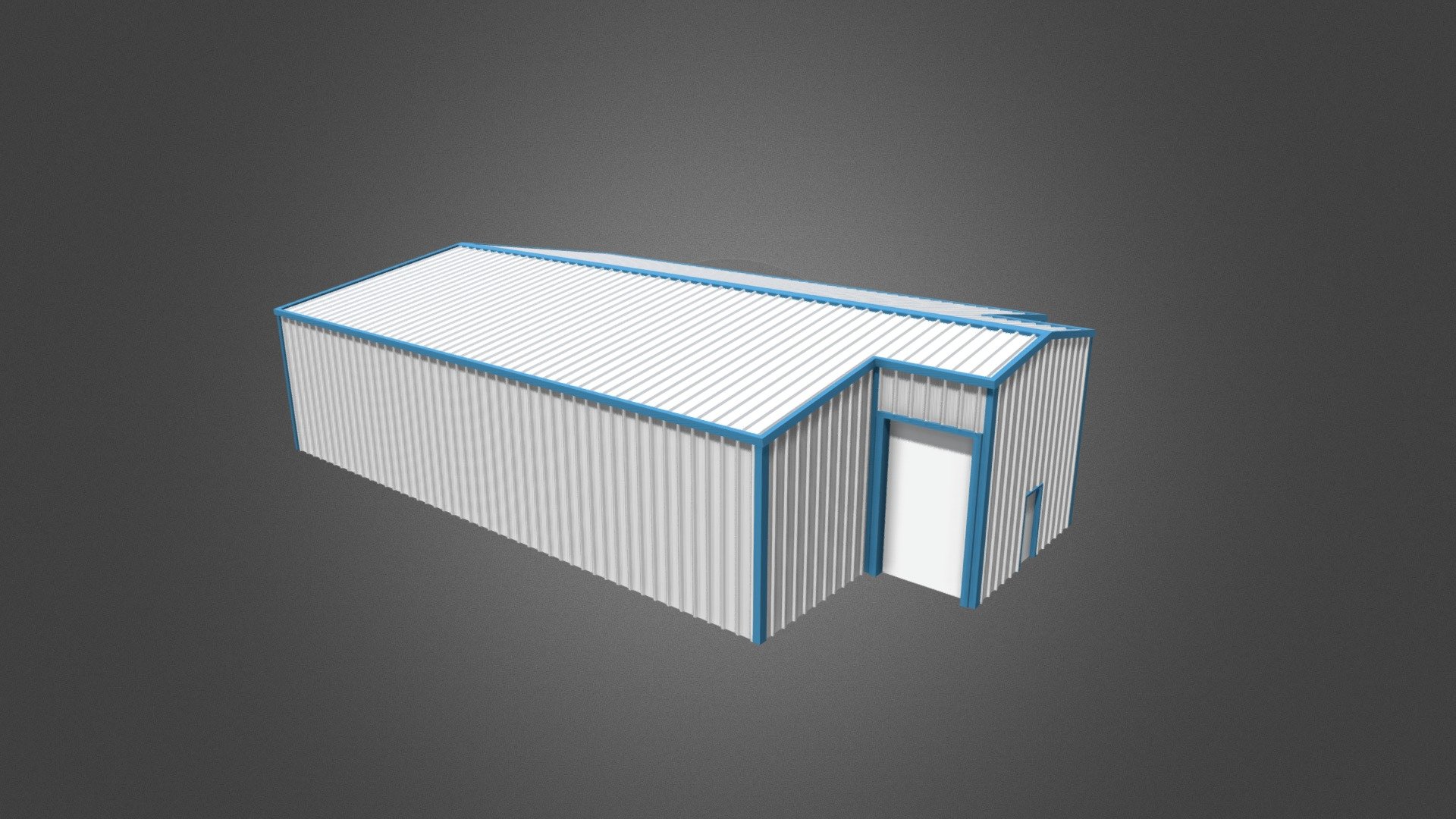 Steel Building Storage - 3D model by dcubedesignltd [2a8582e] - Sketchfab