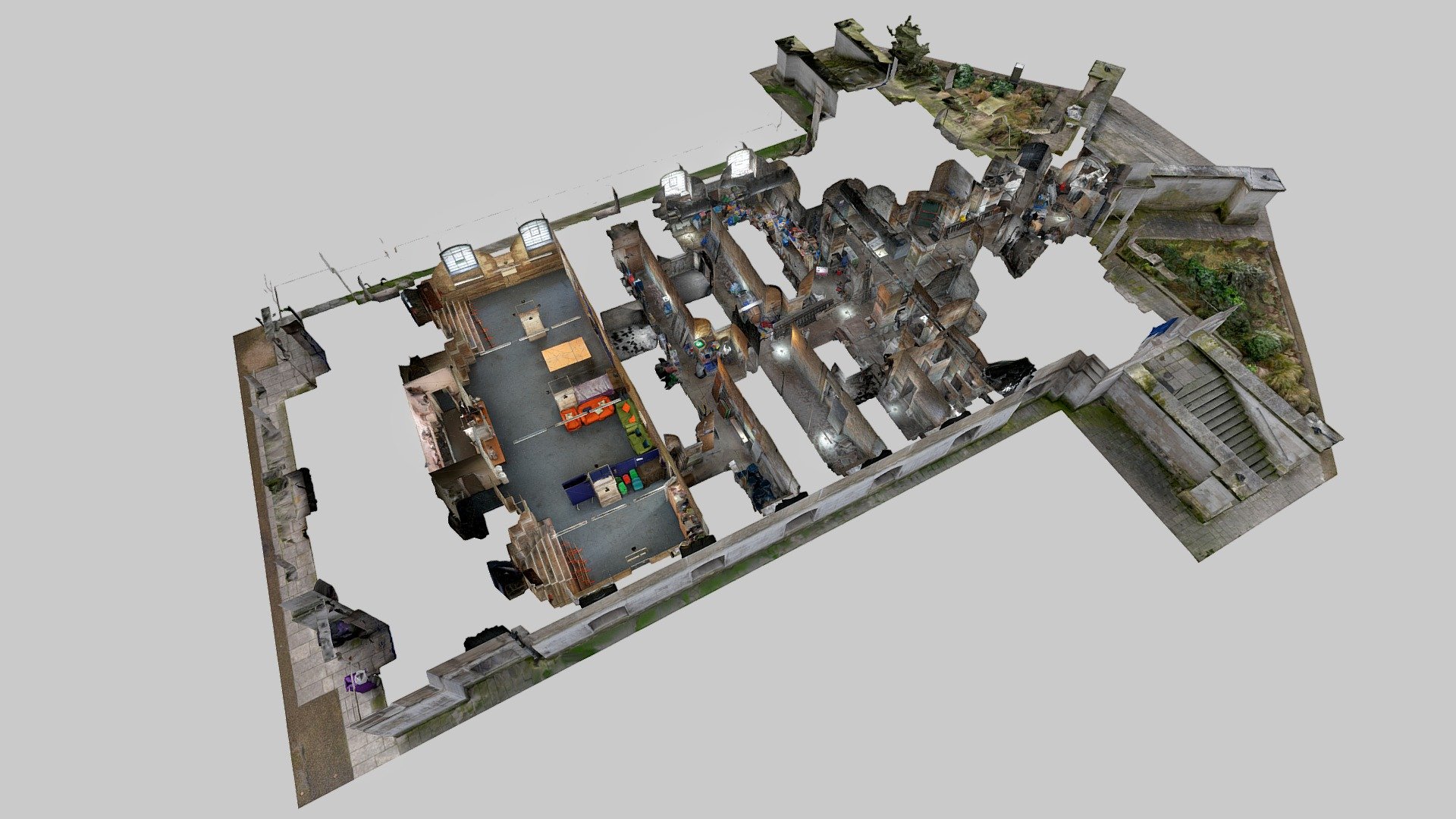 St Anne's Limehouse Crypt - 3D model by artfletch [2a87ce7] - Sketchfab