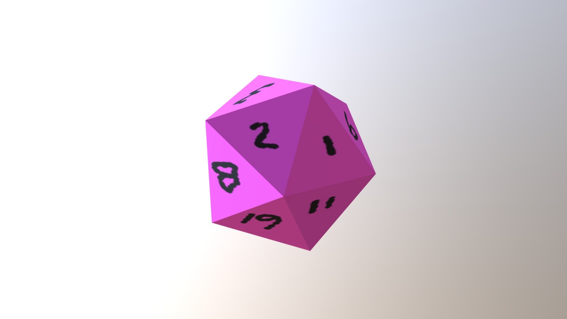 D20 - 3D model by mangocitrus [2a890b9] - Sketchfab