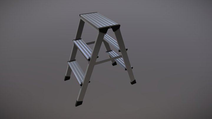 Folding-ladder 3D models - Sketchfab