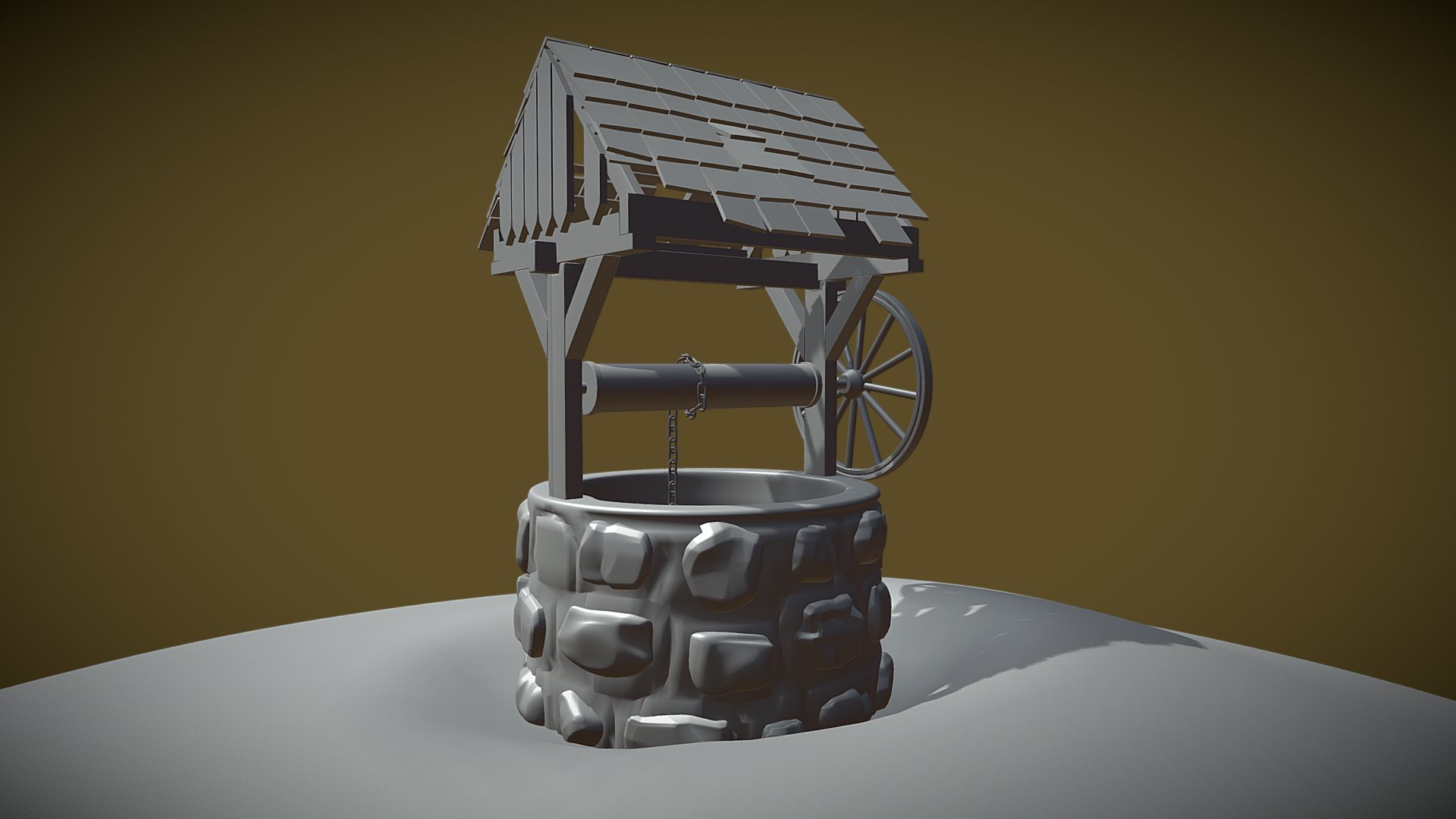 Spooky Water Well Hi-Poly V1 - 3D model by Sharpsterman [2a89968 ...