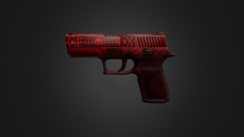 P250 | Muertos - 3D model by krakencommunity [2a8c0f6] - Sketchfab