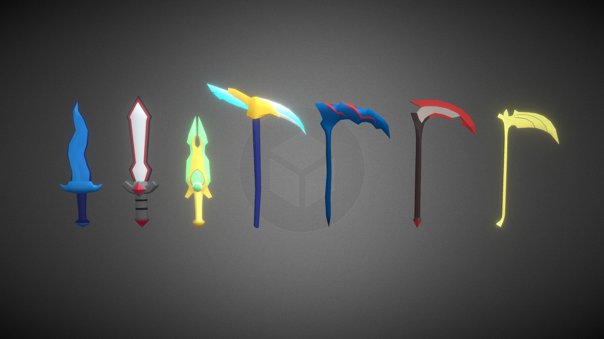 Low poly weapon - Buy Royalty Free 3D model by kusa192 [2a8d42a ...