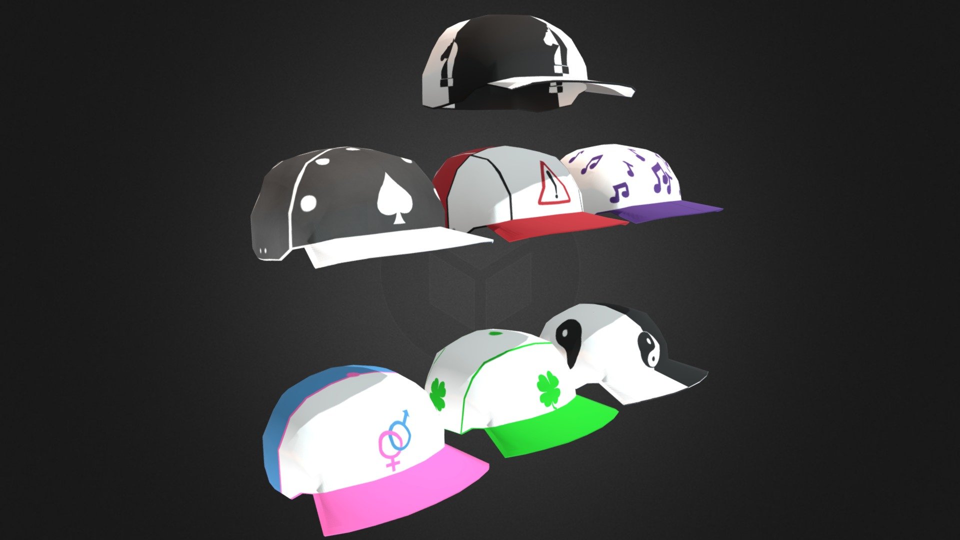Cap Kit - Download Free 3D model by Stigia Studio (@stigiastudio ...