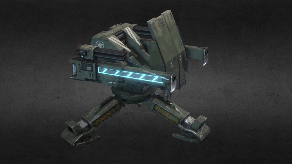 Sci-fi weapon - A 3D model collection by ekinfans - Sketchfab