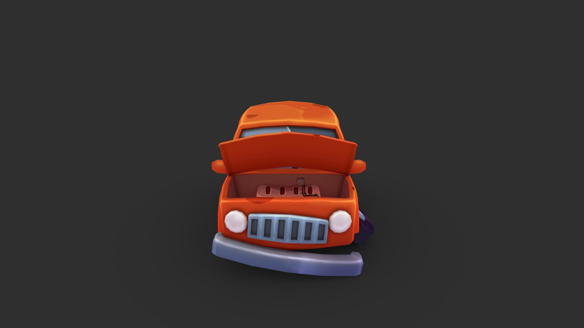 Broken Car [Lost in Green] - 3D model by ryden404 [2a8ef01] - Sketchfab