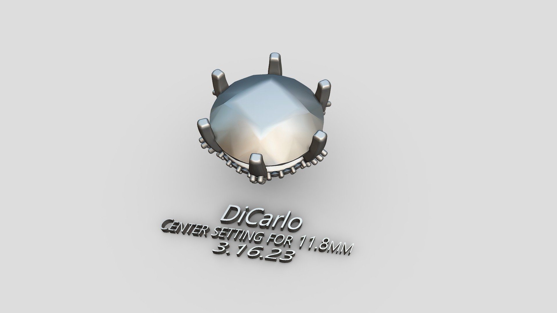 ChapelHills DiCarlo CenterSetting - Download Free 3D model by CADtrends ...