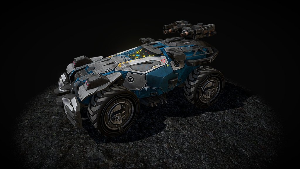 Sci Fi APC MX4 - 3D model by GrafxBOX / CGPitbull (@GrafxBOX) [2a90cf1 ...